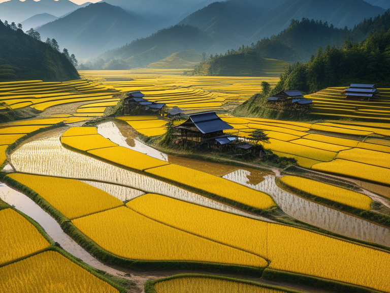 金黄的稻田_Gagahand-站酷ZCOOL