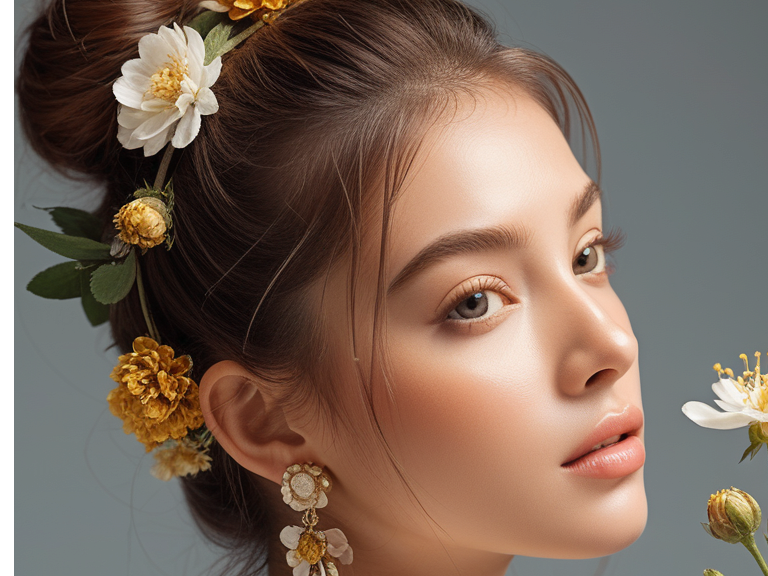 花映美人_Gagahand-站酷ZCOOL