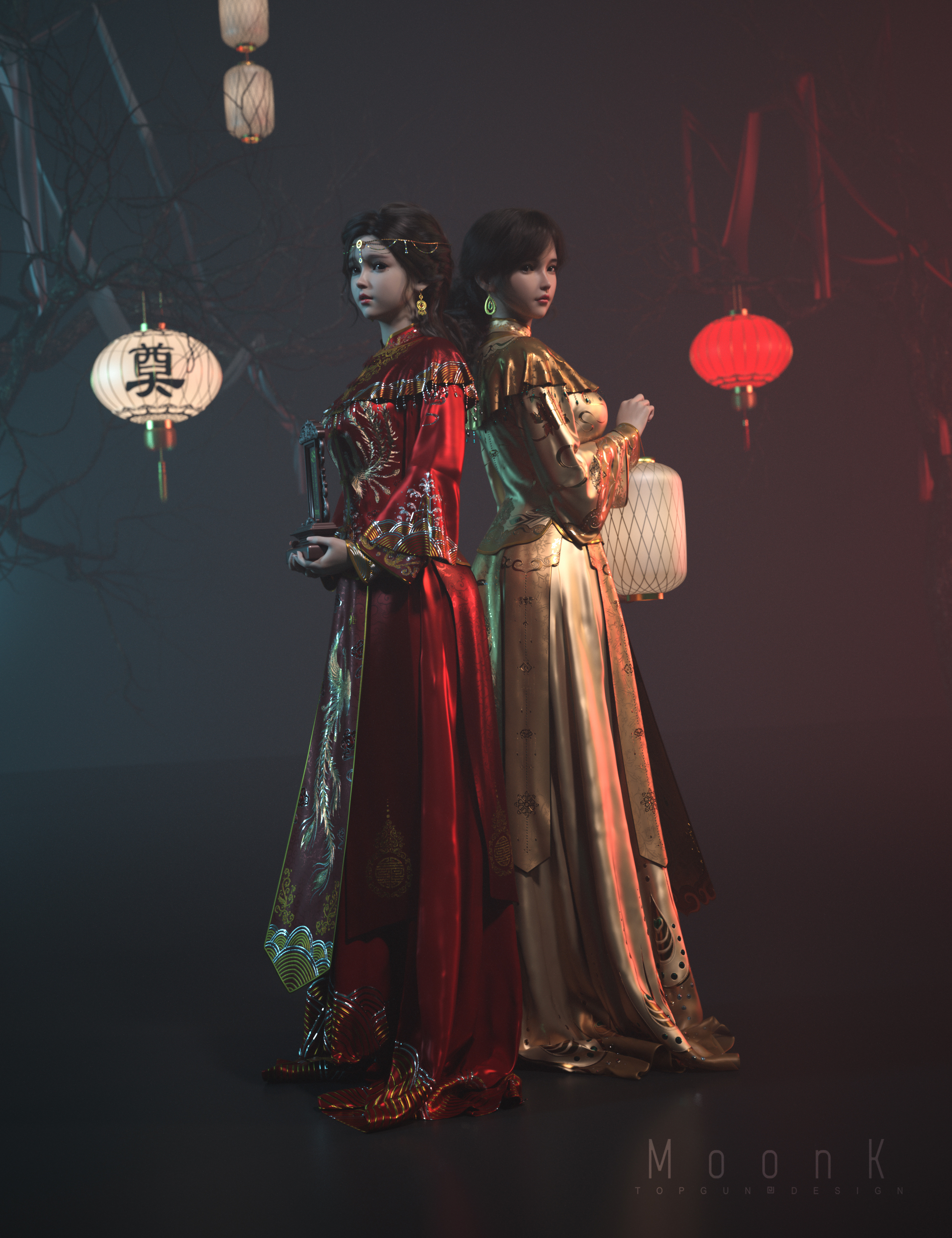 鬼新娘（人物篇）_MoonKTG-站酷ZCOOL