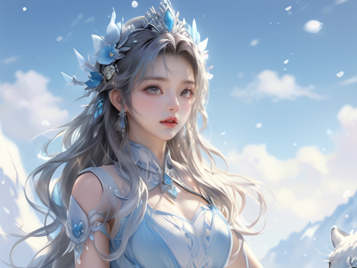 AI｜《少女与狮子》_大沅宝-站酷ZCOOL