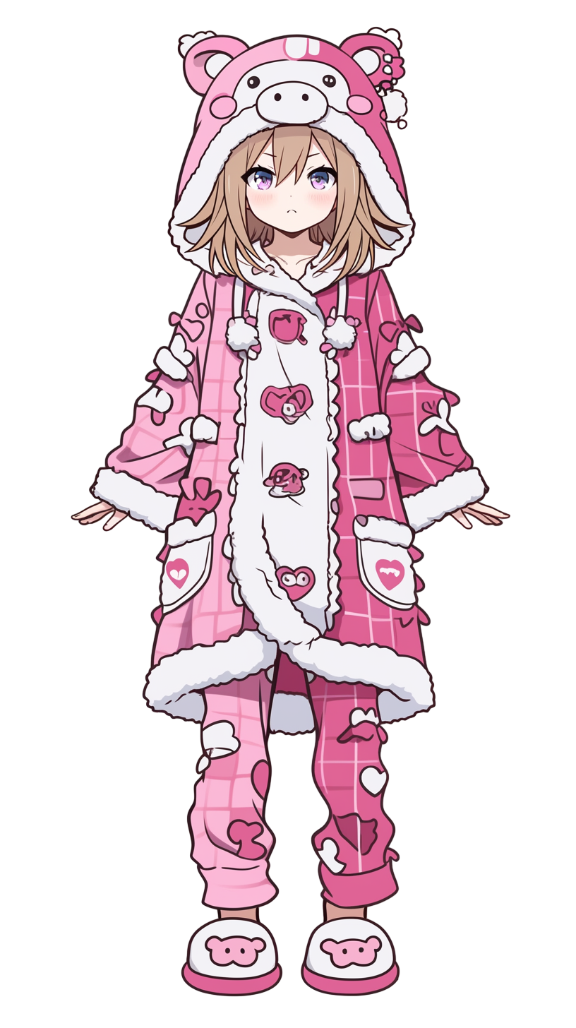 OC人设-睡衣派对-女_张001-站酷ZCOOL