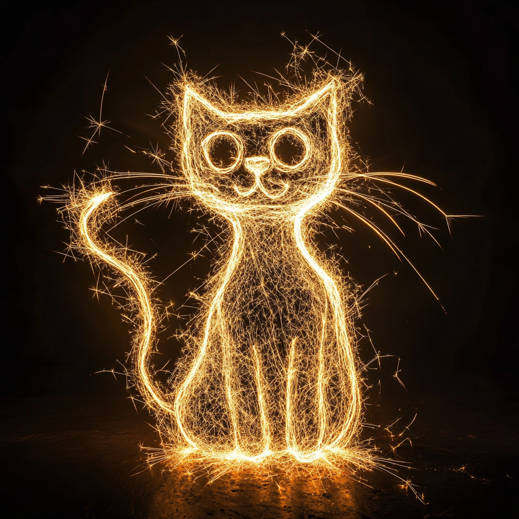 烟花棒图案_AIdoll-站酷ZCOOL