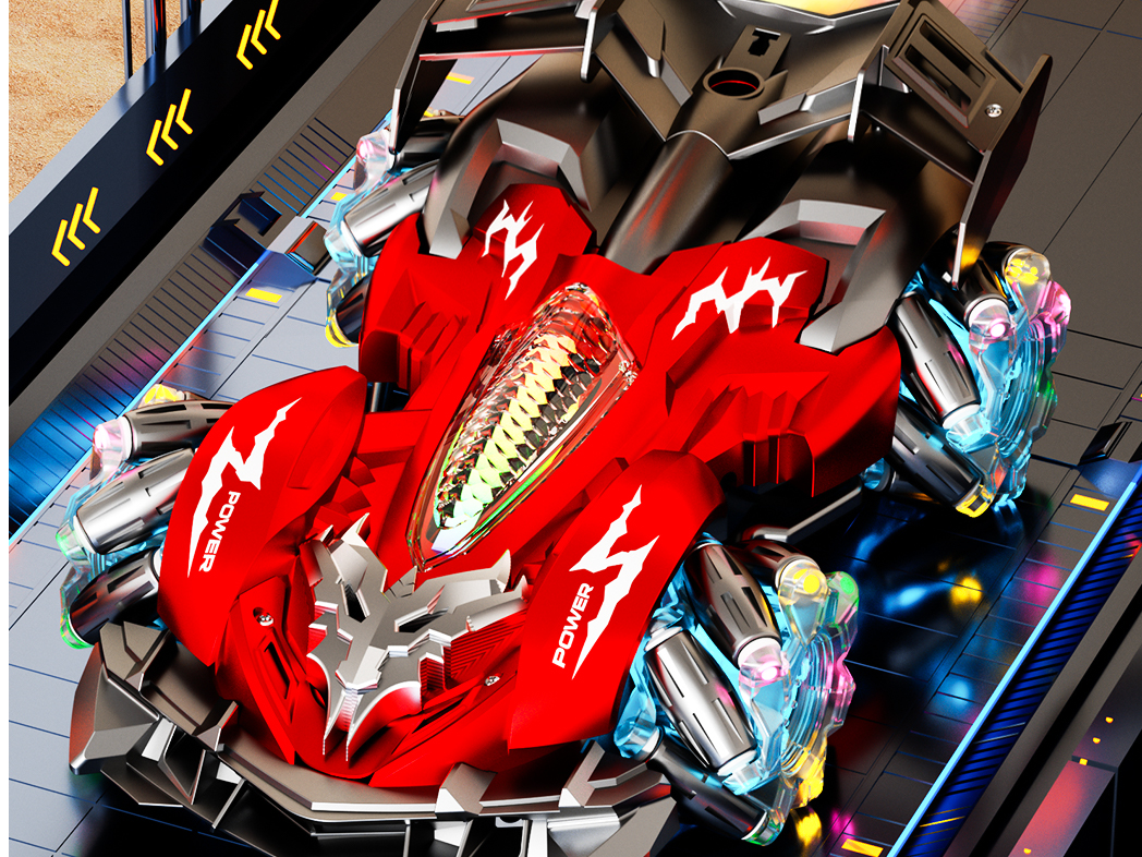 玩具车场景-3D_huan吖-站酷ZCOOL