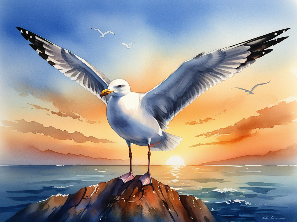 海鸥_独one无two-站酷ZCOOL