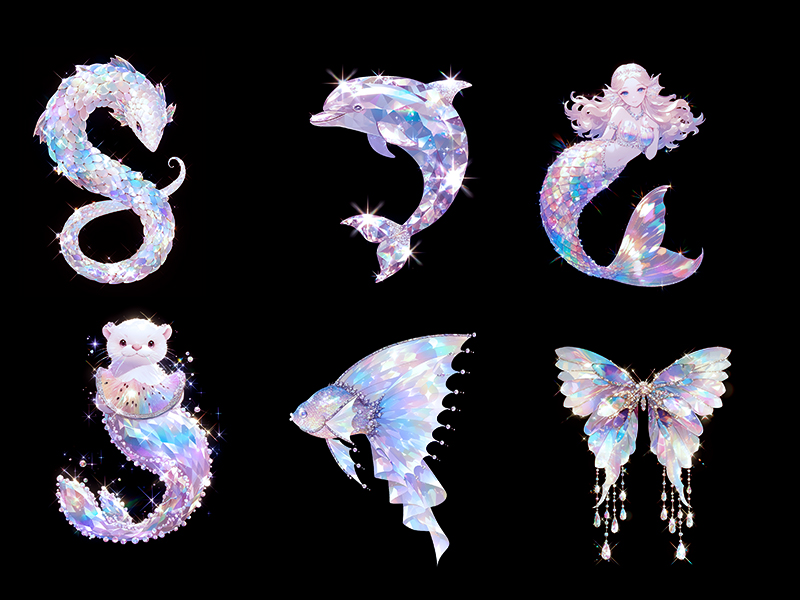 贴纸-幻之海_99miao-站酷ZCOOL