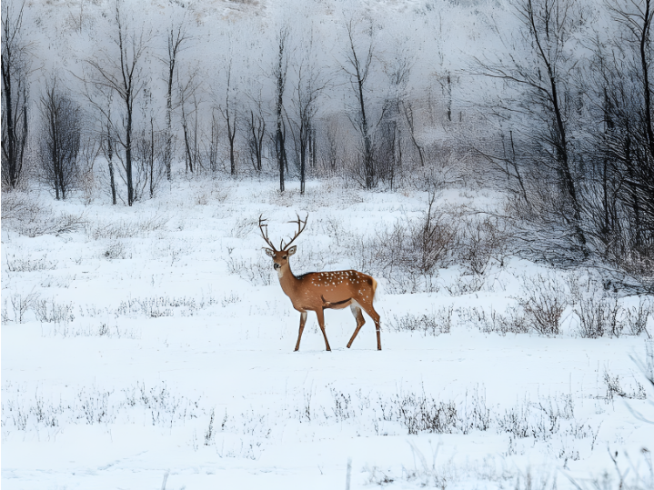 AI摄影作品练习 《鹿》_梨塔lks-站酷ZCOOL