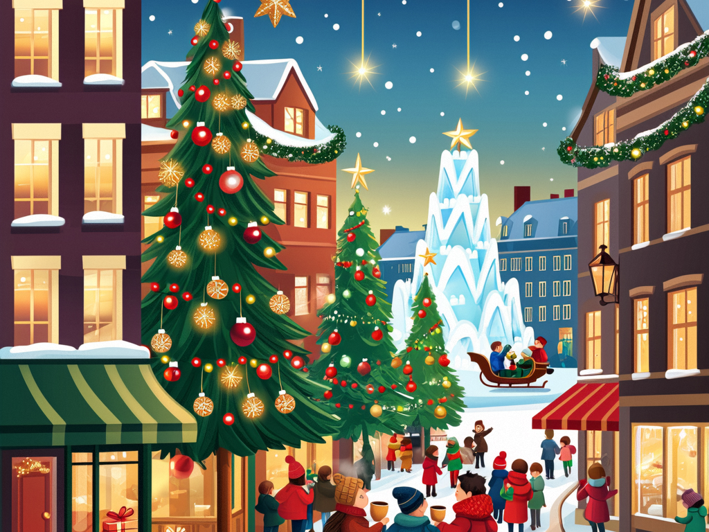 圣诞的街边_Gagahand-站酷ZCOOL