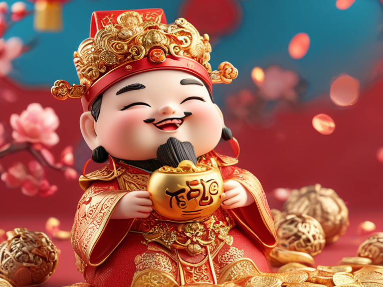 AIGC素材-财神爷_七秒忘流年-站酷ZCOOL