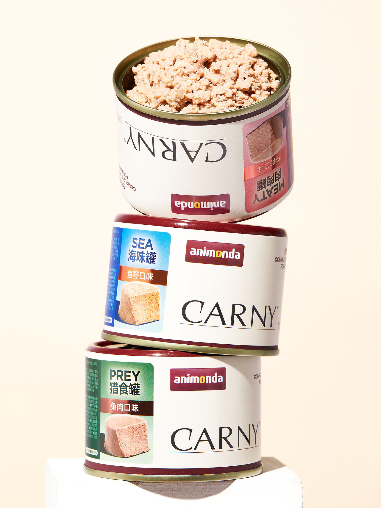 animonda® CARNY 主食罐包装设计｜宠物 猫 罐头 食品_DXD_studio-站酷ZCOOL
