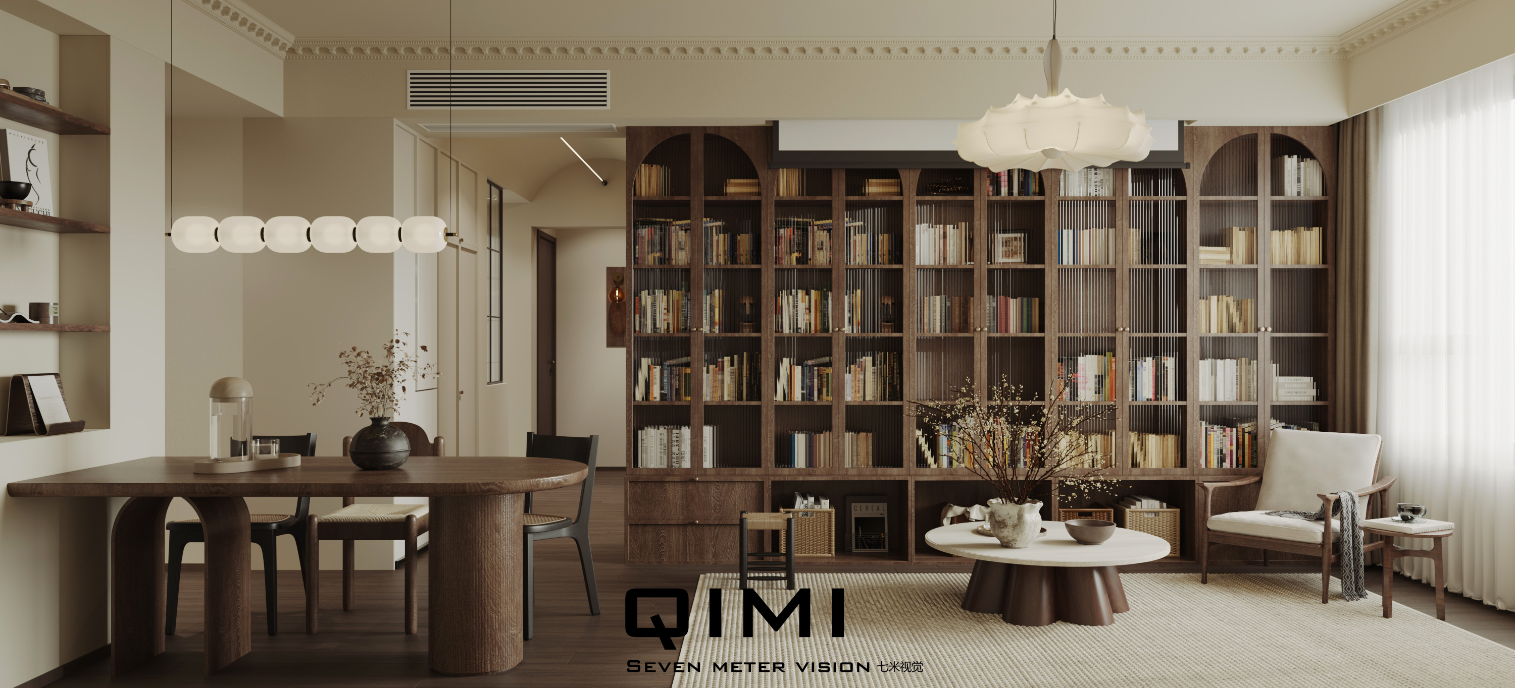 中古风平层渲染 | 七米视觉表现_七米视觉-站酷ZCOOL