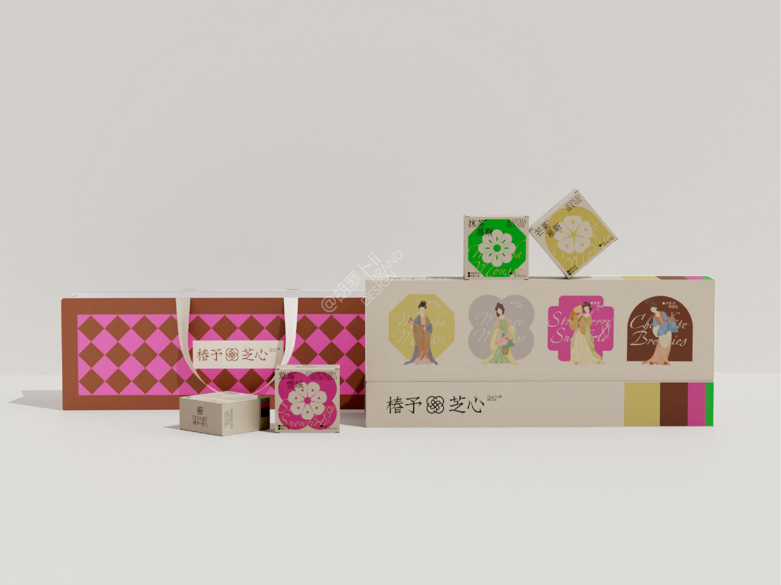 椿予芝心品牌视觉设计_胡萝卜ii-站酷ZCOOL