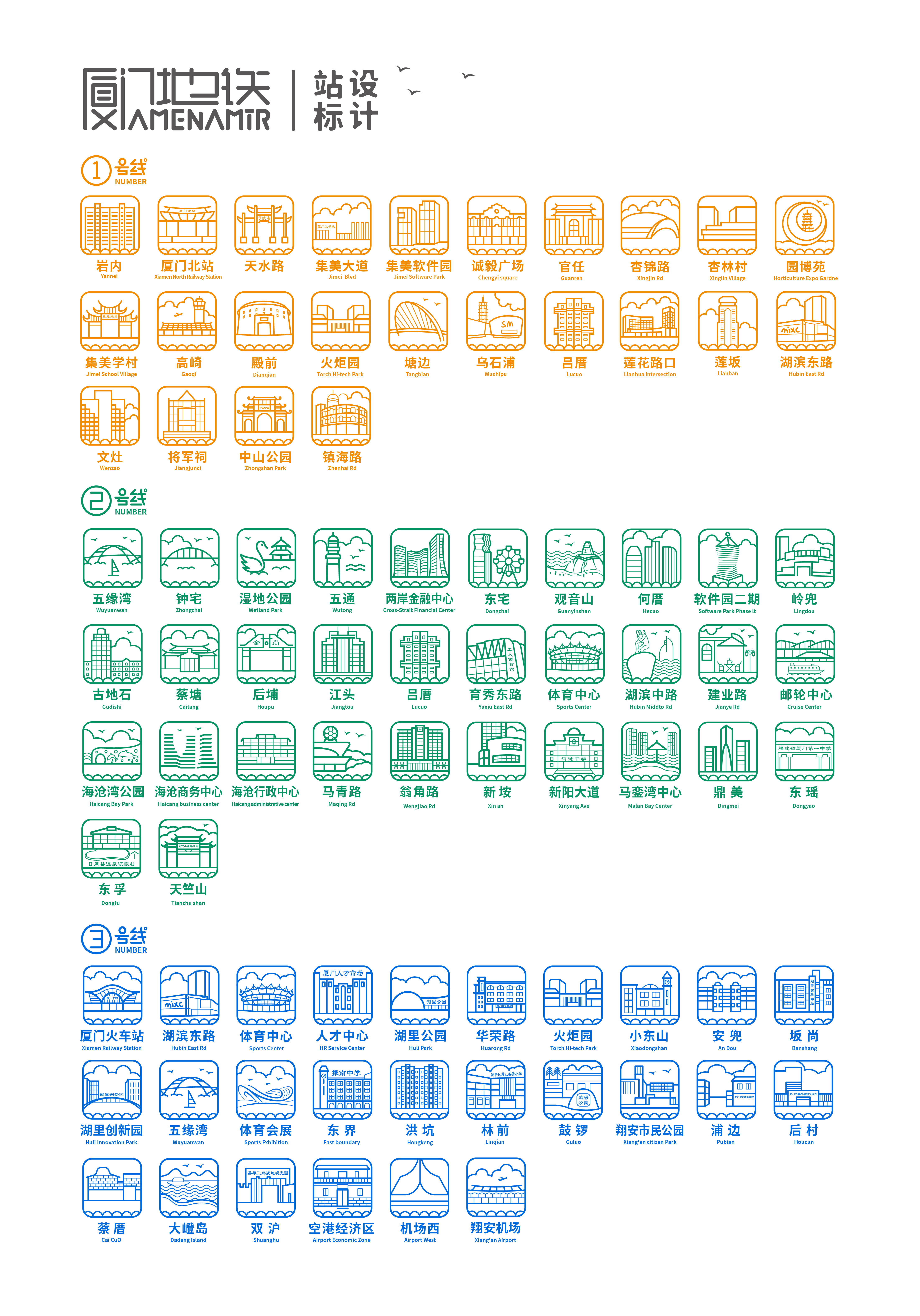 厦门地铁站标设计_鹿境设计-站酷ZCOOL