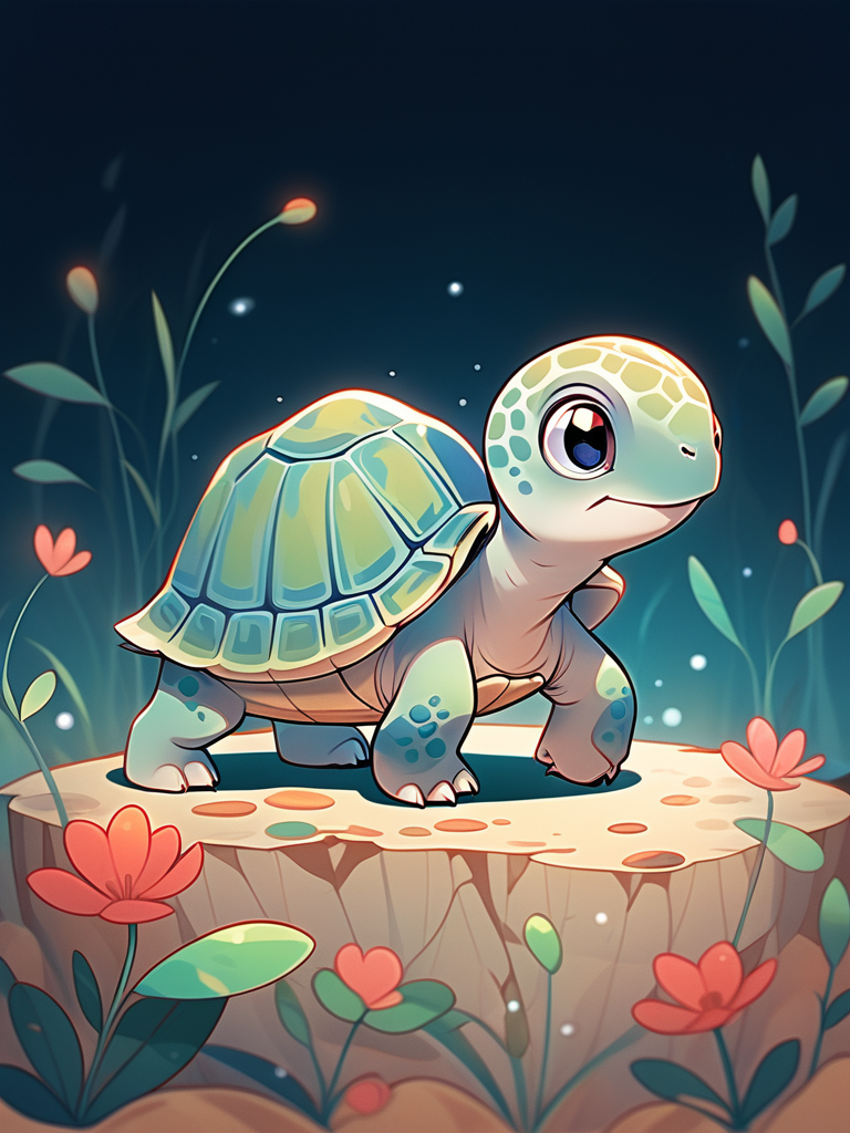 卡通小乌龟_独one无two-站酷ZCOOL