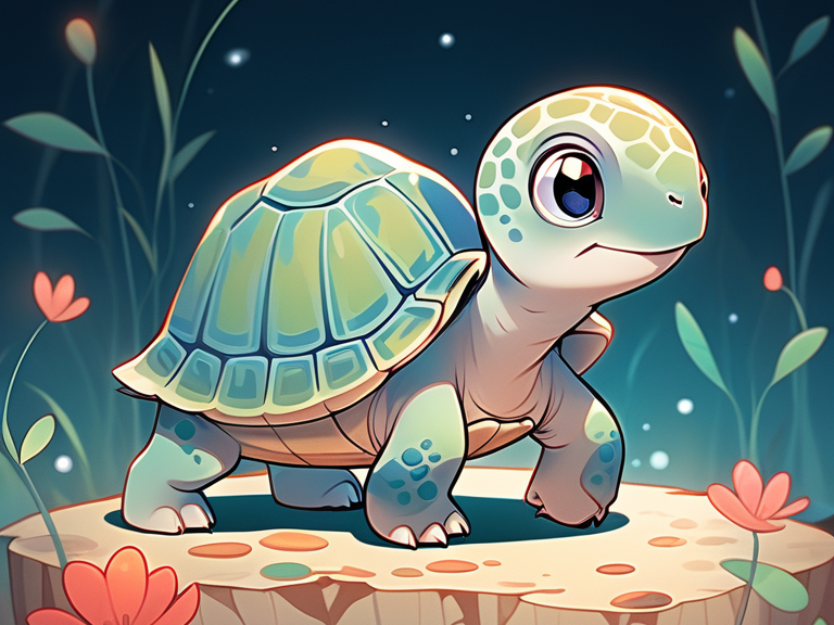 卡通小乌龟_独one无two-站酷ZCOOL