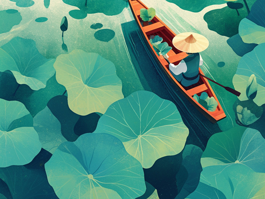 荷叶_周周12323-站酷ZCOOL