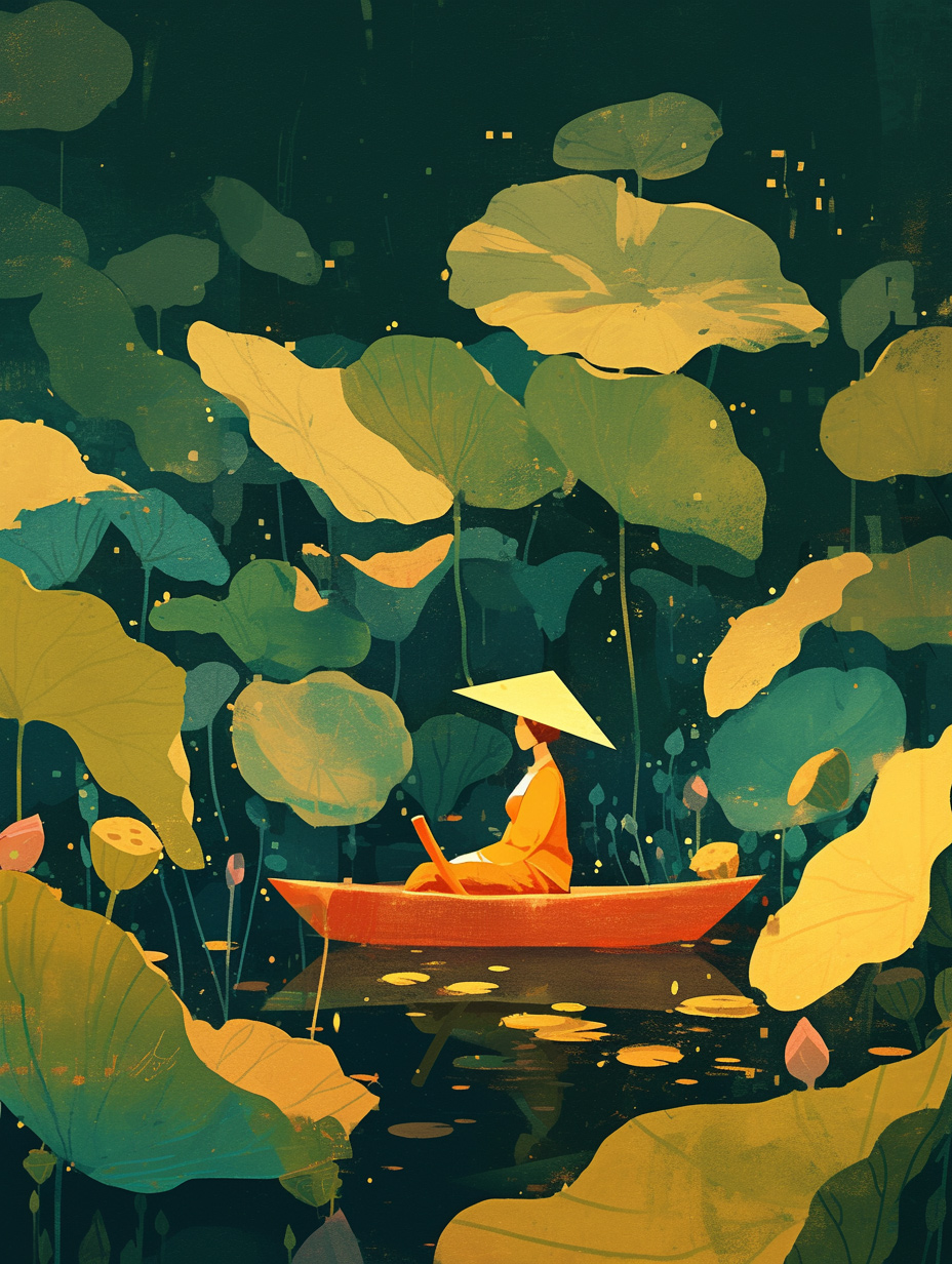 荷叶2_周周12323-站酷ZCOOL