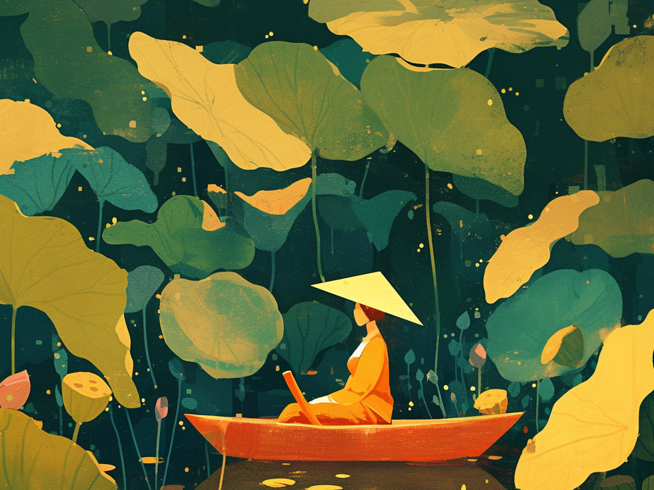 荷叶2_周周12323-站酷ZCOOL