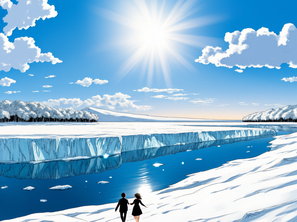 跨越冰川的恋人_GGGboy-站酷ZCOOL