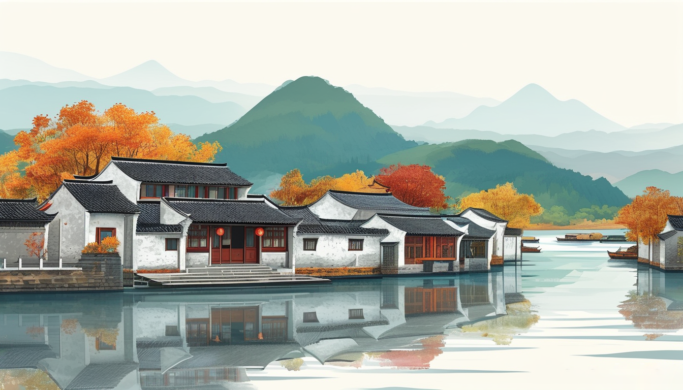 水墨江南_智启万物-站酷ZCOOL