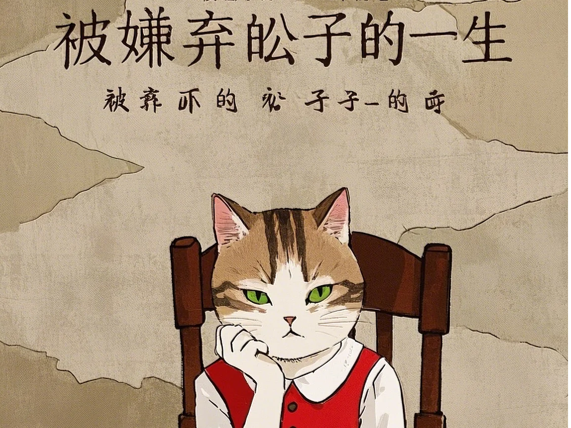 被嫌弃松子的一生海报，但是猫猫_梨塔lks-站酷ZCOOL