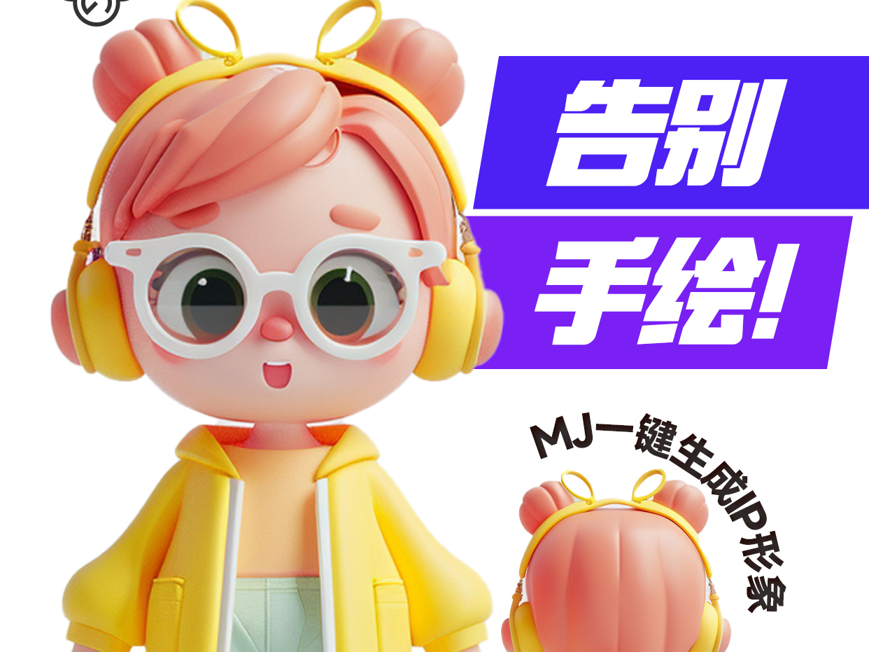 告别手绘！MJ一键生成IP形象，新手教程来袭_嘉年印务有限公司-站酷ZCOOL