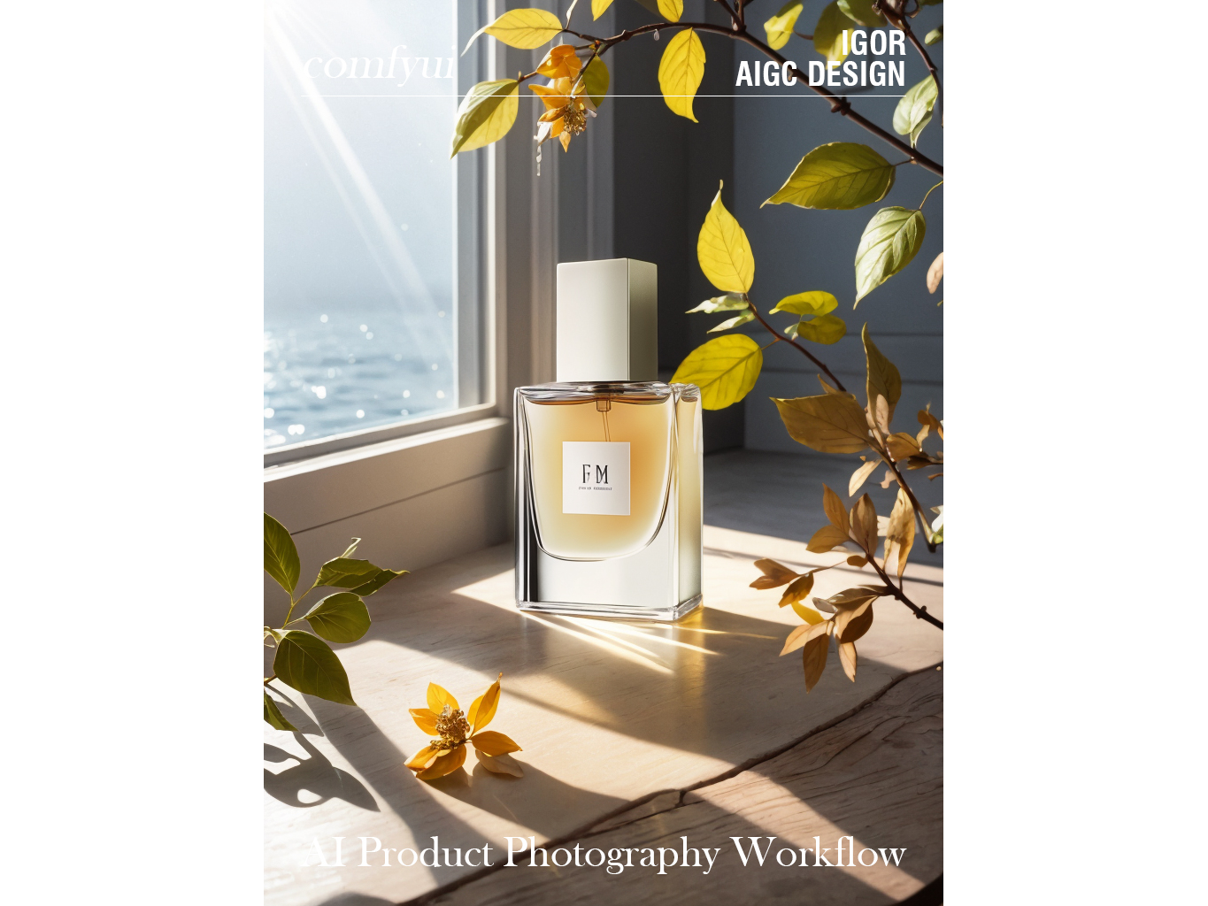 AIGC comfyui 香水场景拍摄_Igor_Aigc-站酷ZCOOL