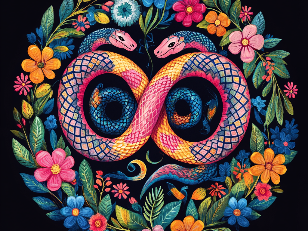 AIGC 好看的蛇年图案_大叔Pro-站酷ZCOOL