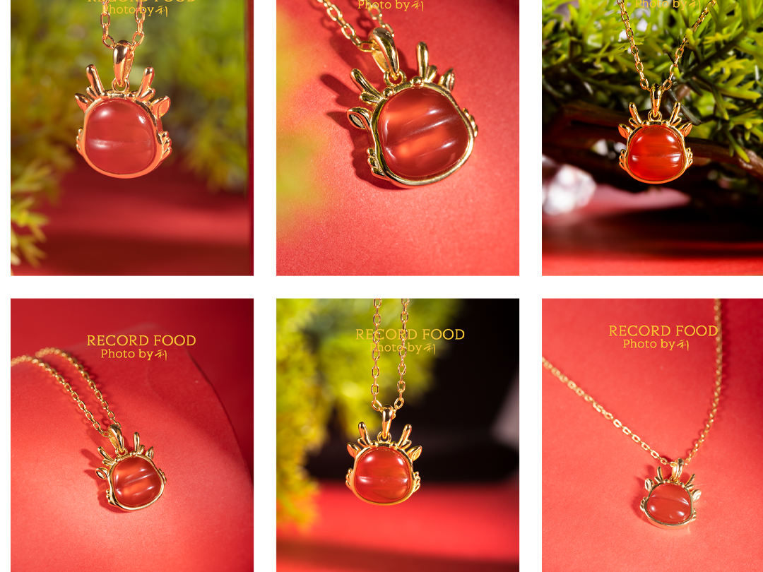 🌟新手必看！两张卡纸拍出玛瑙项链绝美大片🌟_0917猪儿虫-站酷ZCOOL