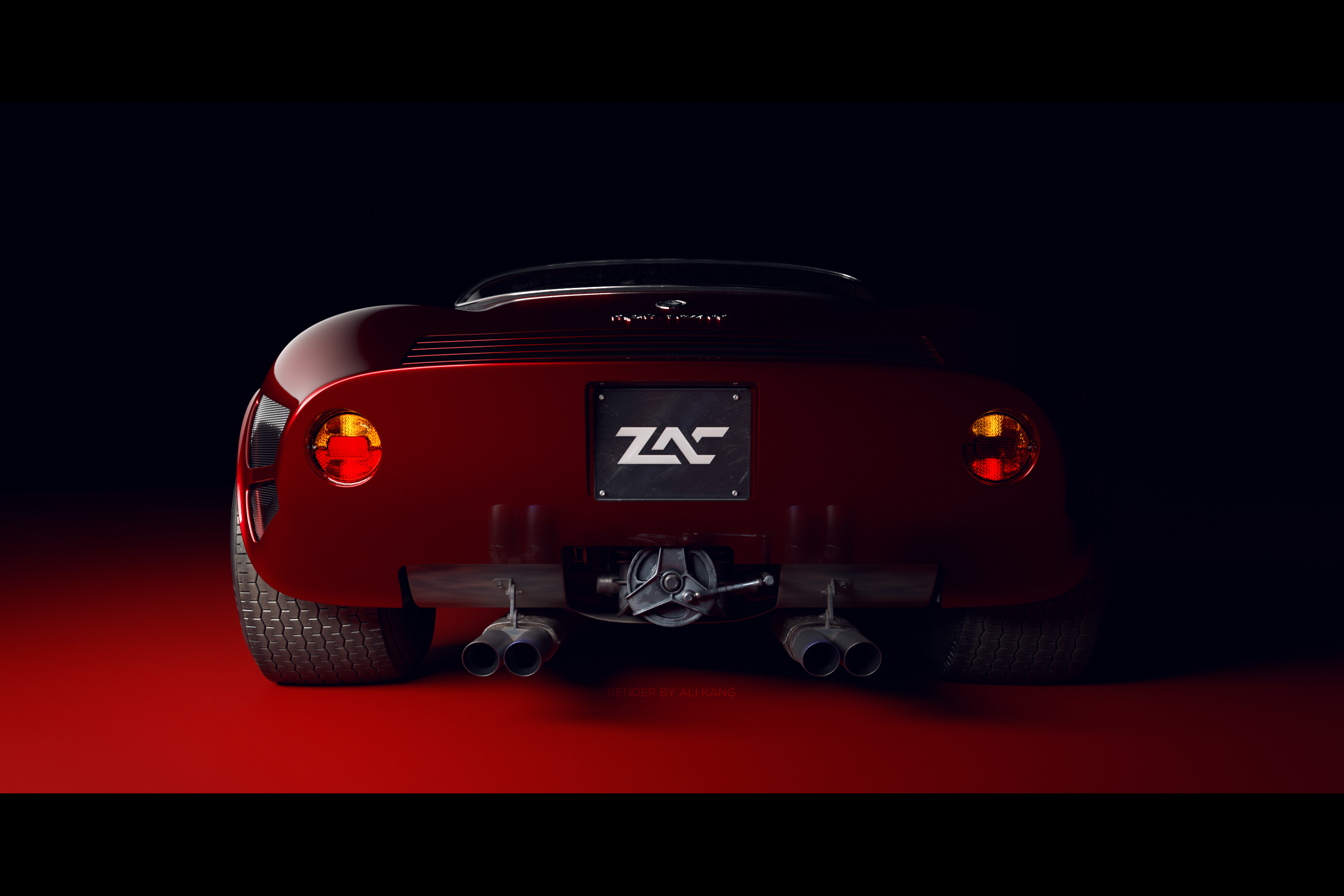 CGI 1967 Alfa Romeo Tipo 33 Stradale_ZAC_DesignLab-站酷ZCOOL