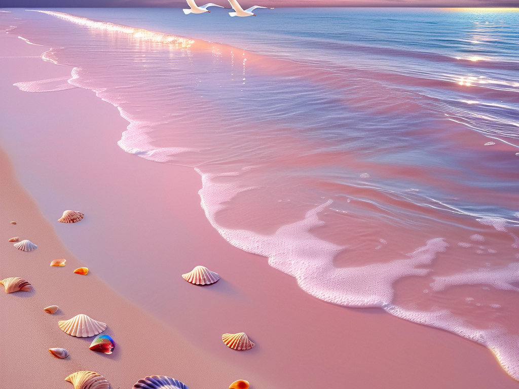 粉色的海滩_APTAPT-站酷ZCOOL