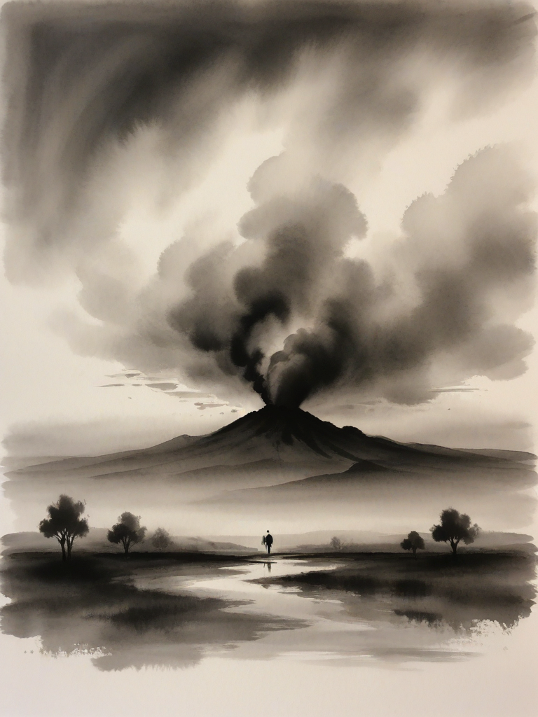 大漠孤烟直_独one无two-站酷ZCOOL