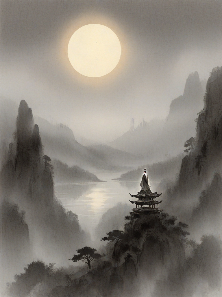 举头望明月_独one无two-站酷ZCOOL