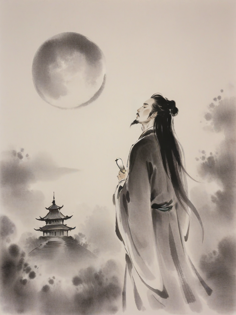 举头望明月_独one无two-站酷ZCOOL