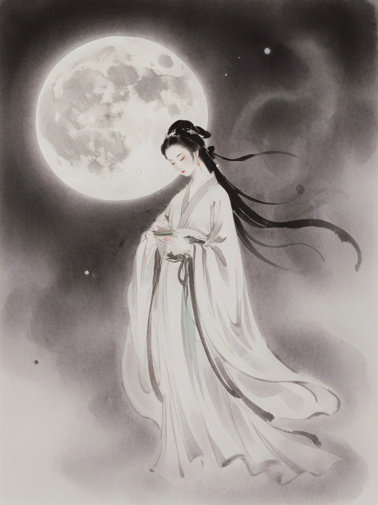 嫦娥奔月_独one无two-站酷ZCOOL