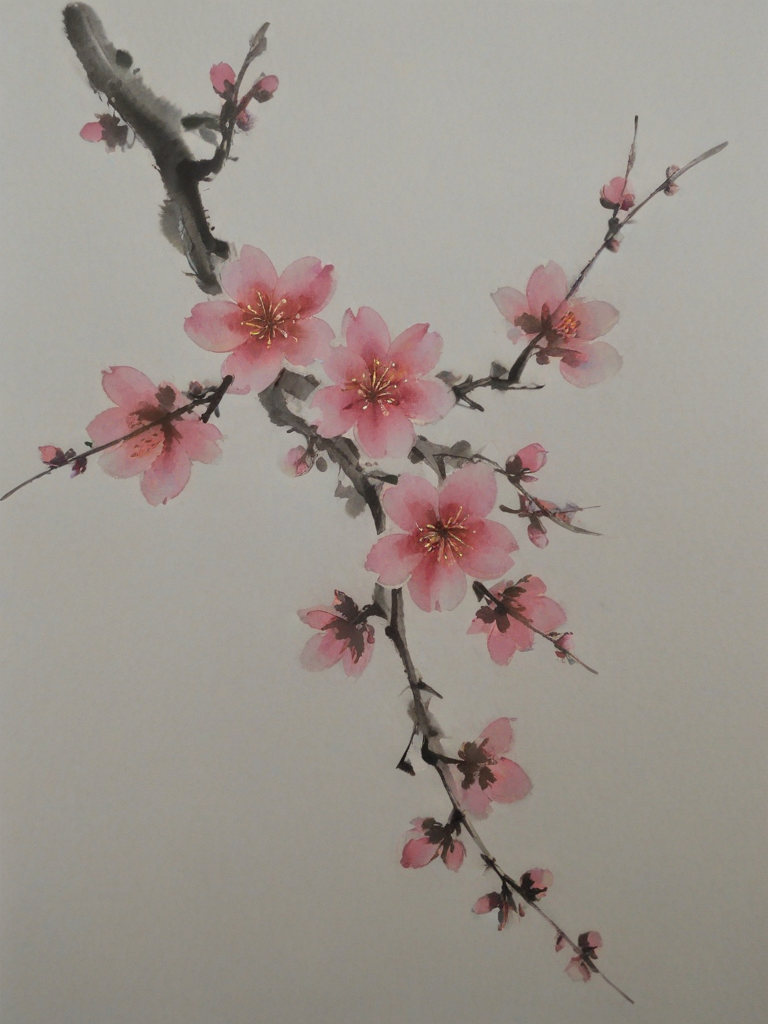 桃花_独one无two-站酷ZCOOL