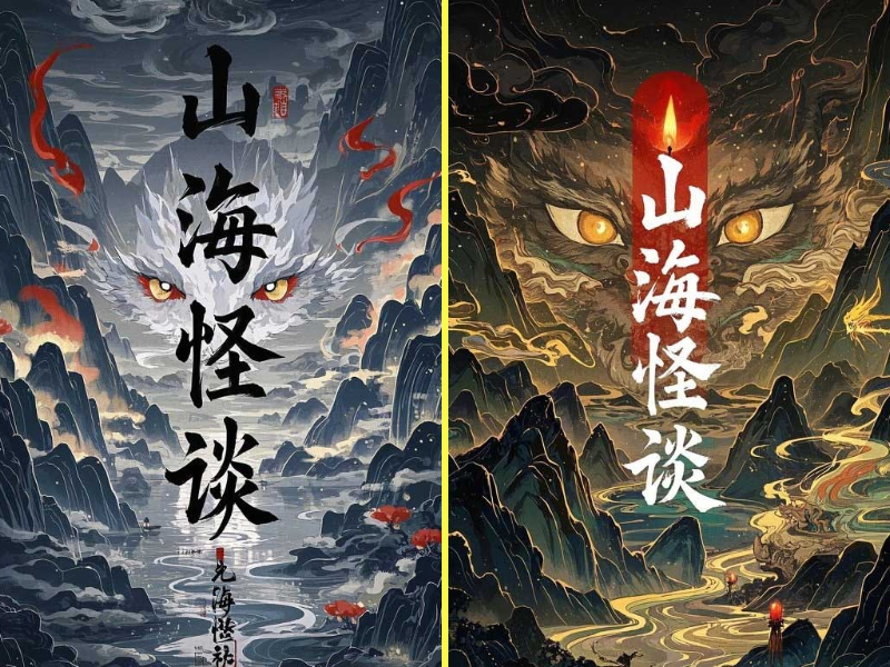 山海怪谈海报_AIdoll-站酷ZCOOL