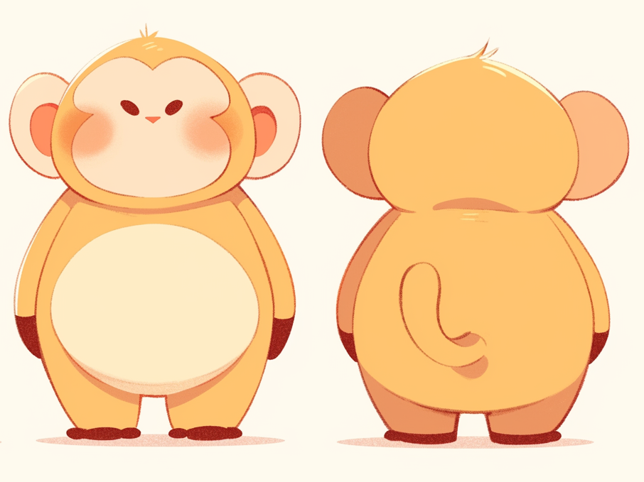 Midjourney绘图-IP（monkey）_loveryeong-站酷ZCOOL