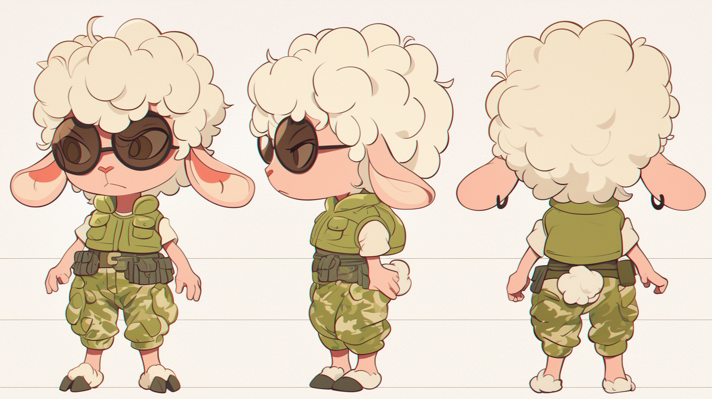 Midjourney绘图-IP（Sheep）_loveryeong-站酷ZCOOL