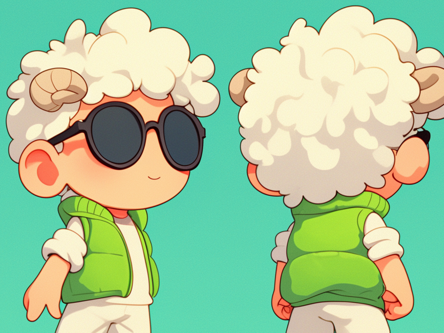 Midjourney绘图-IP（Sheep）_loveryeong-站酷ZCOOL