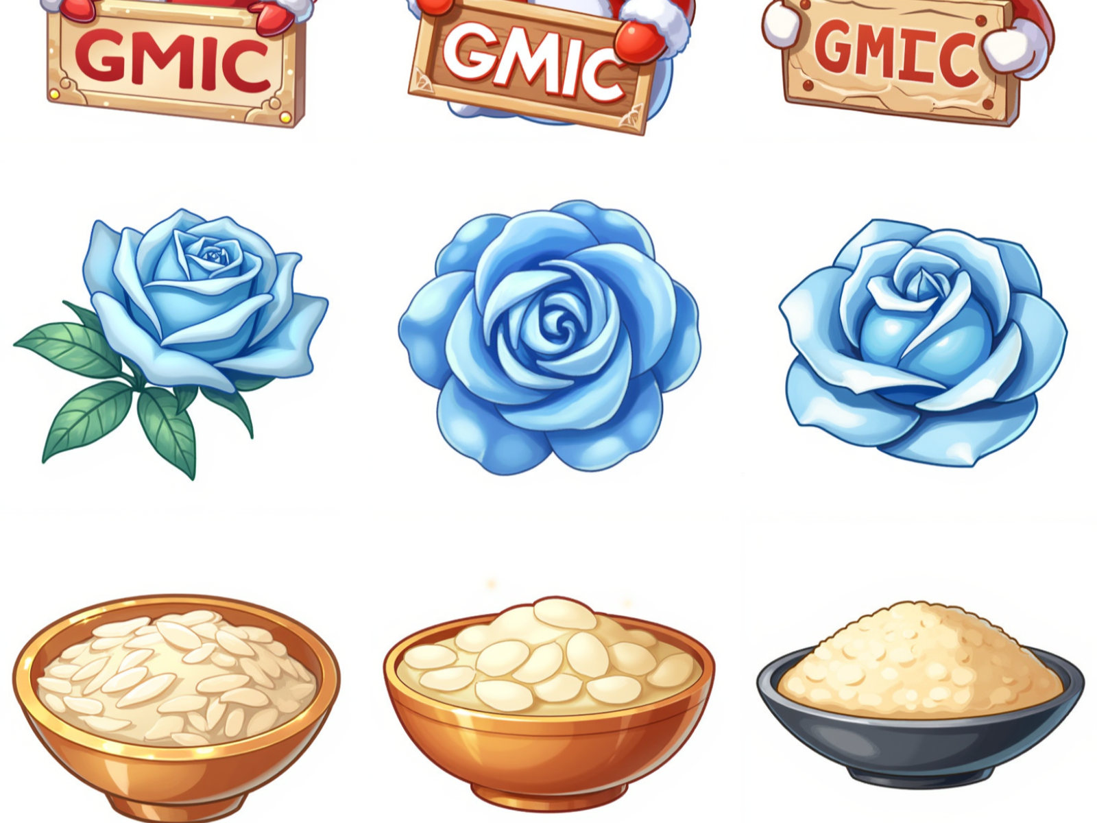 LORA-gmic icon_Hand drawn 2D style更新文字支持_游戏AI研究所-站酷ZCOOL