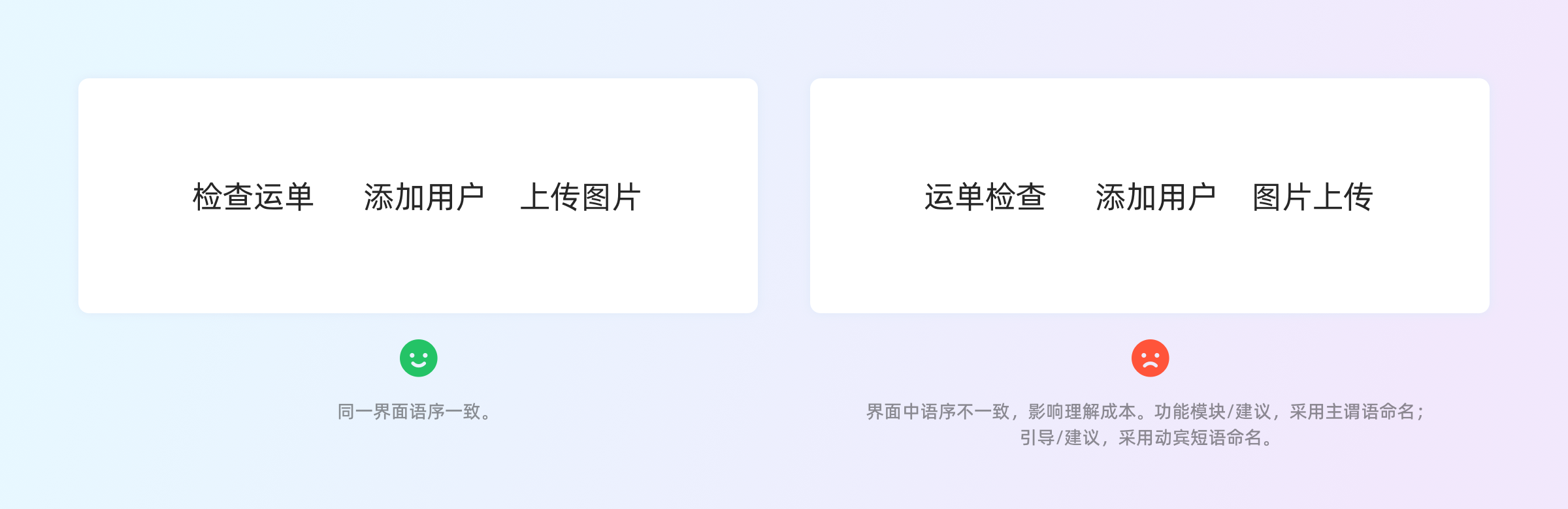 加速体验升级｜界面文案规范设计_七色荧火-站酷ZCOOL