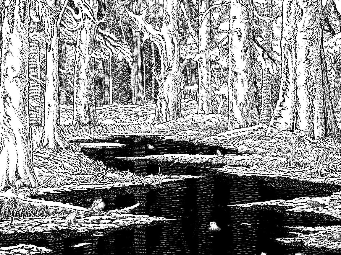 《狂想天外：克苏鲁神话佳作集》插画_绿野仙踪WYT-站酷ZCOOL