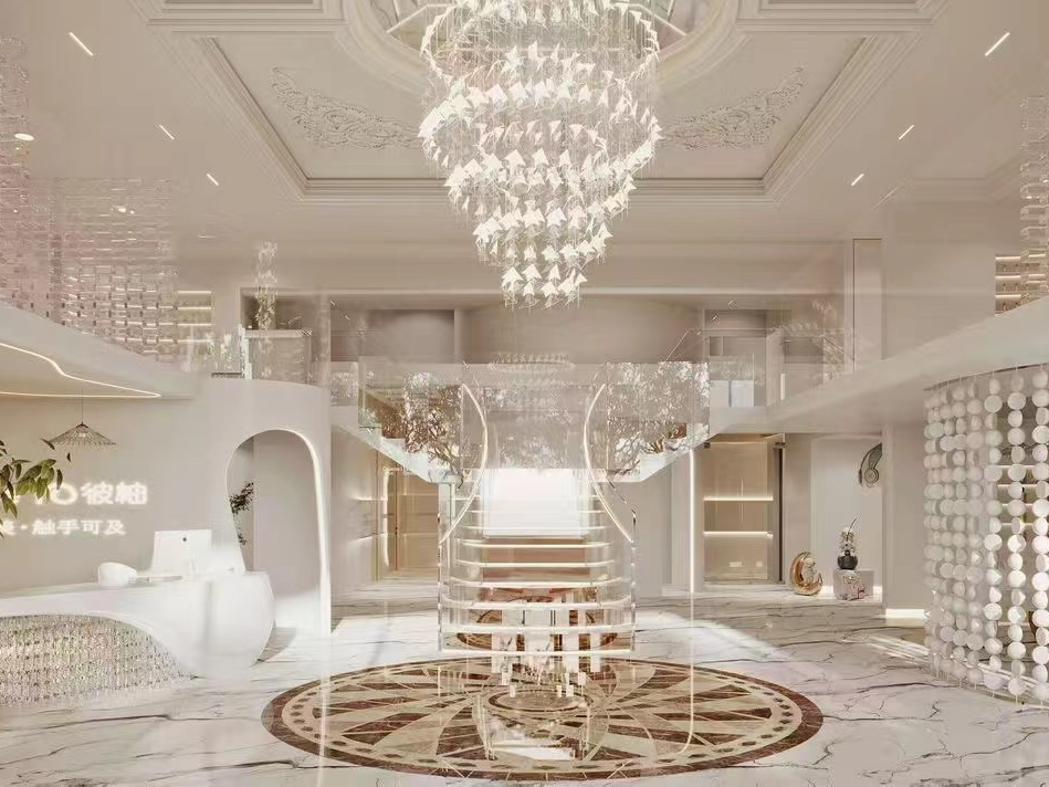 奶油轻奢风格‖美容院案例_周周周周靖琪-站酷ZCOOL