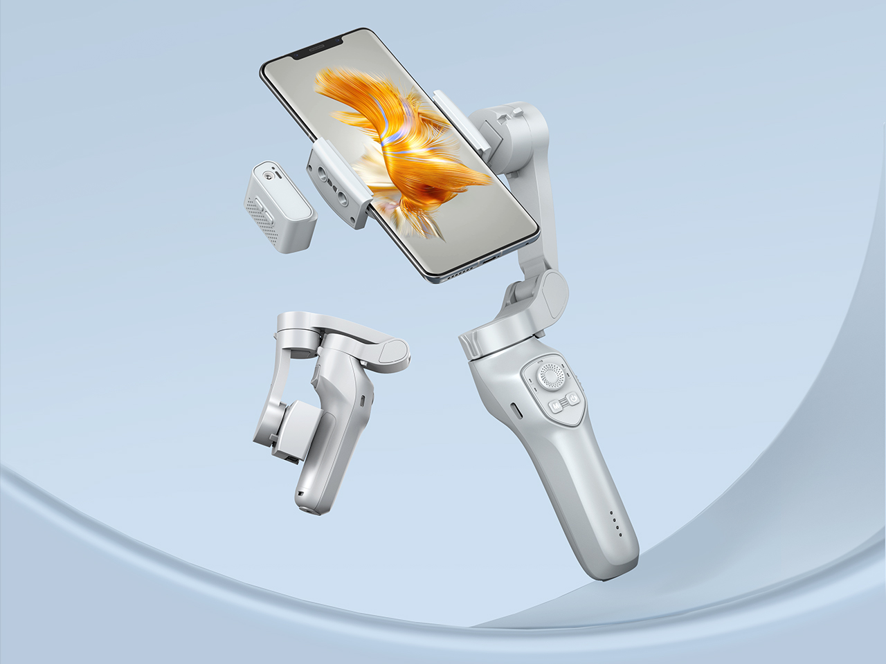 手机稳定器云台详情页面视频电商视觉全案分享_Ancon杨-站酷ZCOOL