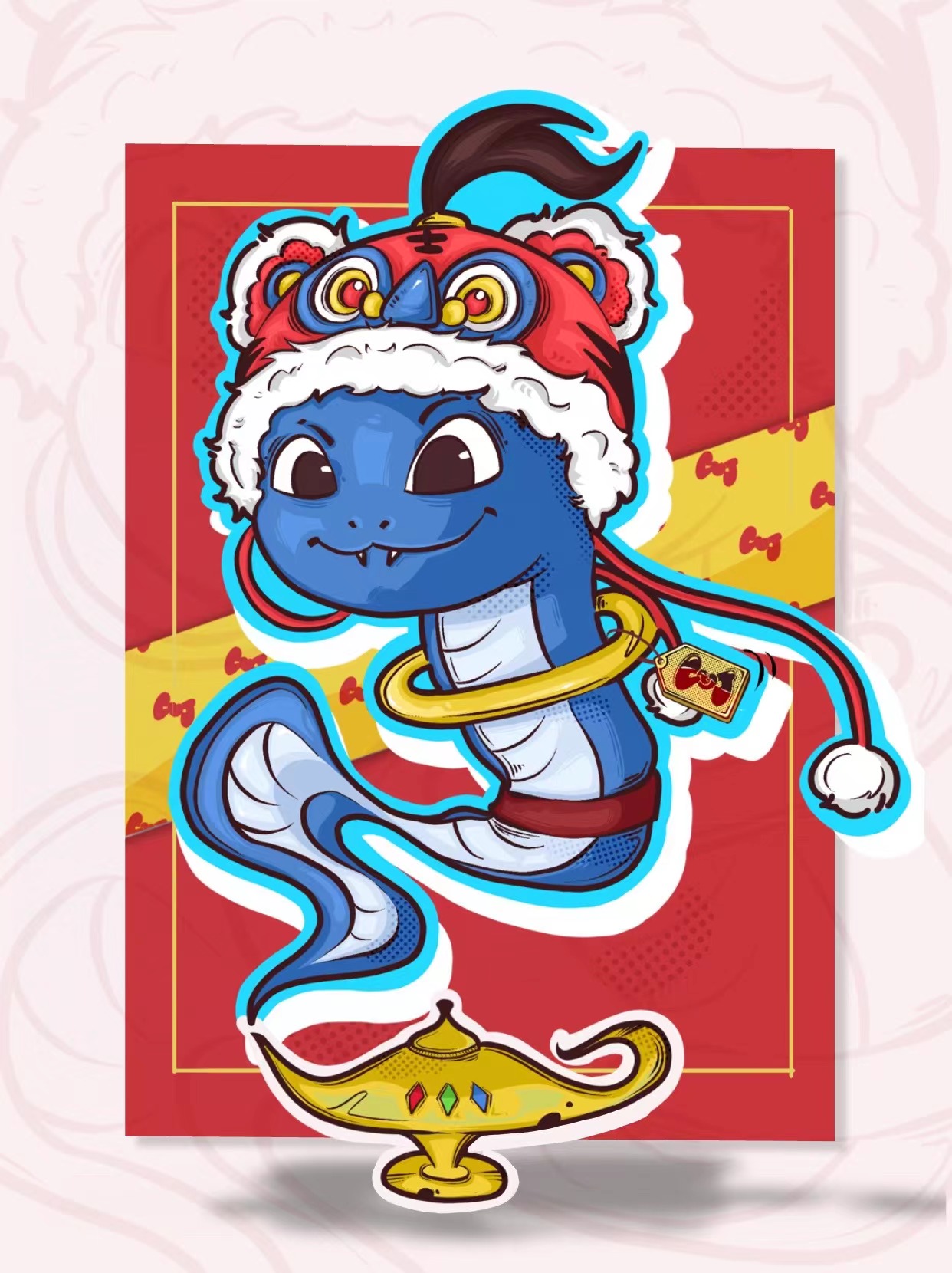 2025蛇年，来蛇神这许愿喽！_常CJ-站酷ZCOOL