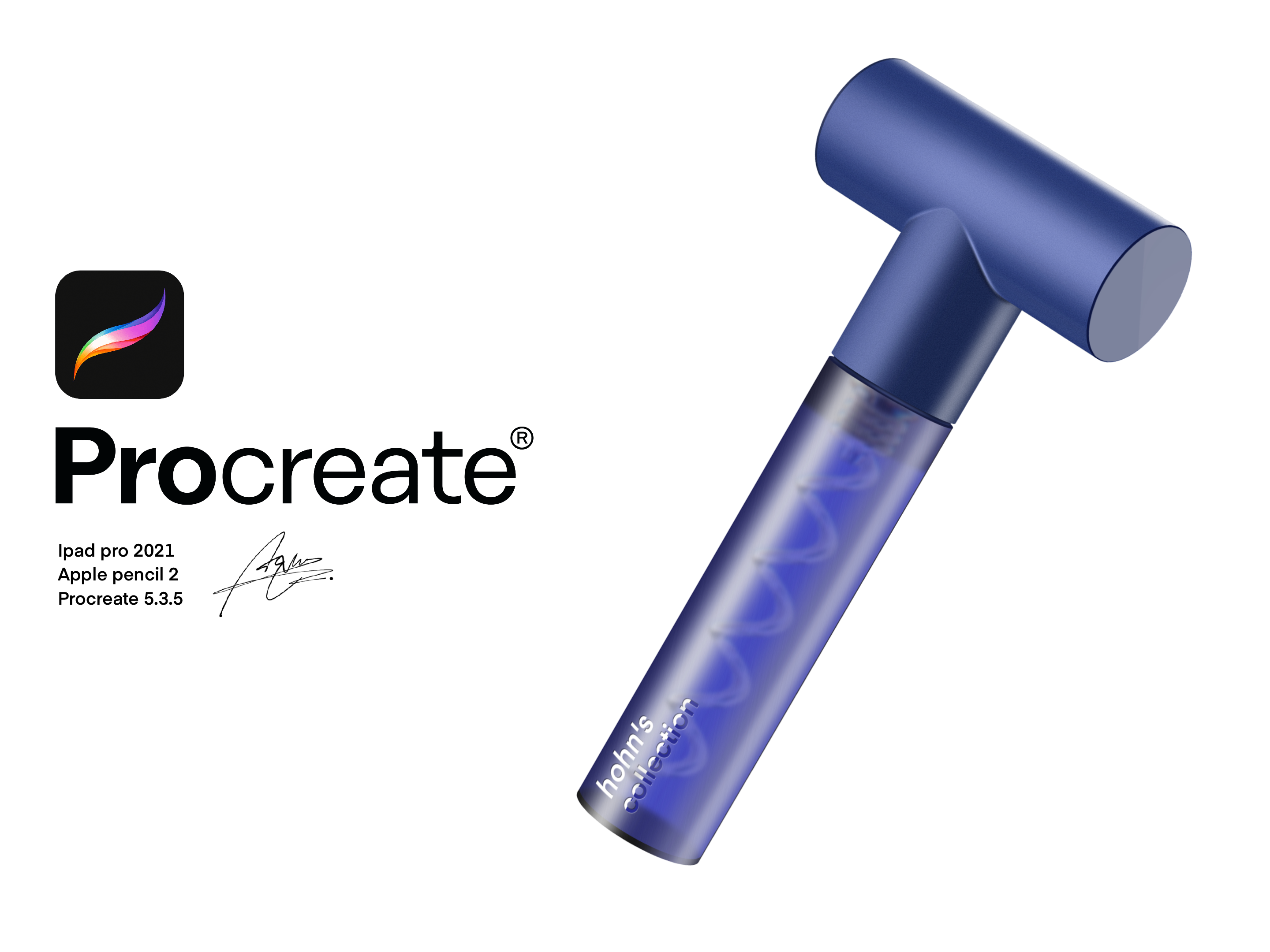 用procreate画张产品效果详细教程来了_Aqunzz-站酷ZCOOL