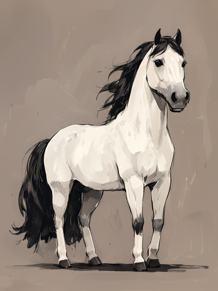 马匹_独one无two-站酷ZCOOL