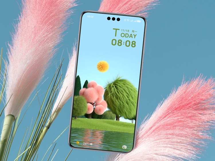 华为主题合作艺术家Fuzzy Hug：快给你的鸿蒙NEXT设备加点绒！_飞鱼1990-站酷ZCOOL