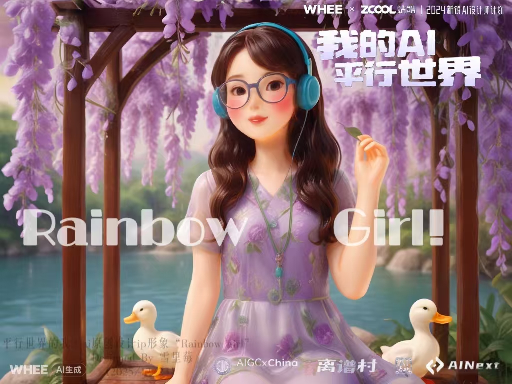 植物花卉系彩虹公主Rainbow honey_雪里莓工作室-站酷ZCOOL