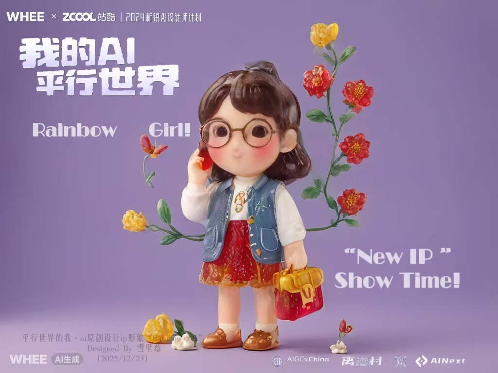 植物花卉系彩虹公主Rainbow honey_雪里莓工作室-站酷ZCOOL